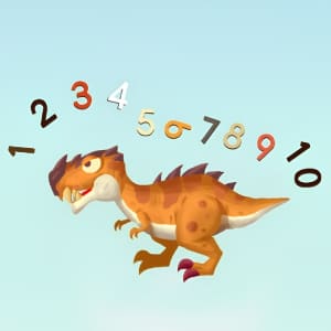 Dinosaur Math - Play Dinosaur Math Game on Yiv.Com