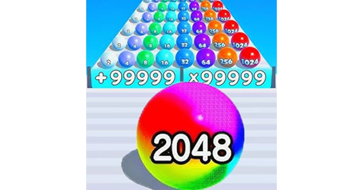 2048 Run Gorgeous Balls - Arcade Running Game