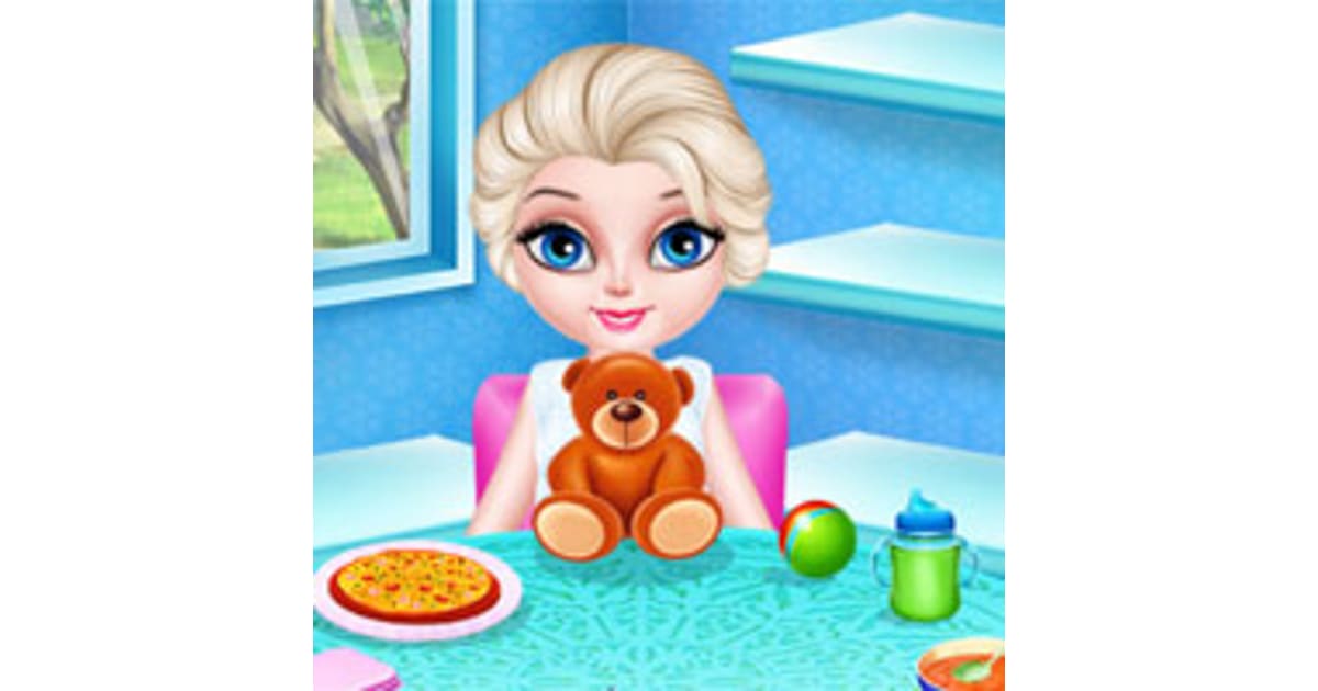 Baby Elsa In Kitchen - Play Now For Free