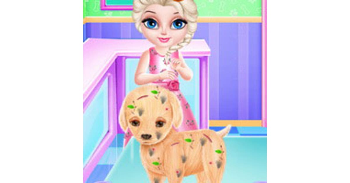 Baby Elsa Puppy Surgery - Play Now For Free