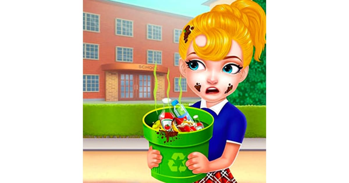 Baby Girl School Cleaning - Cleanup Games Online