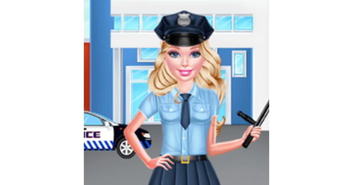 Barbie Cop Style Photo - Play Now For Free