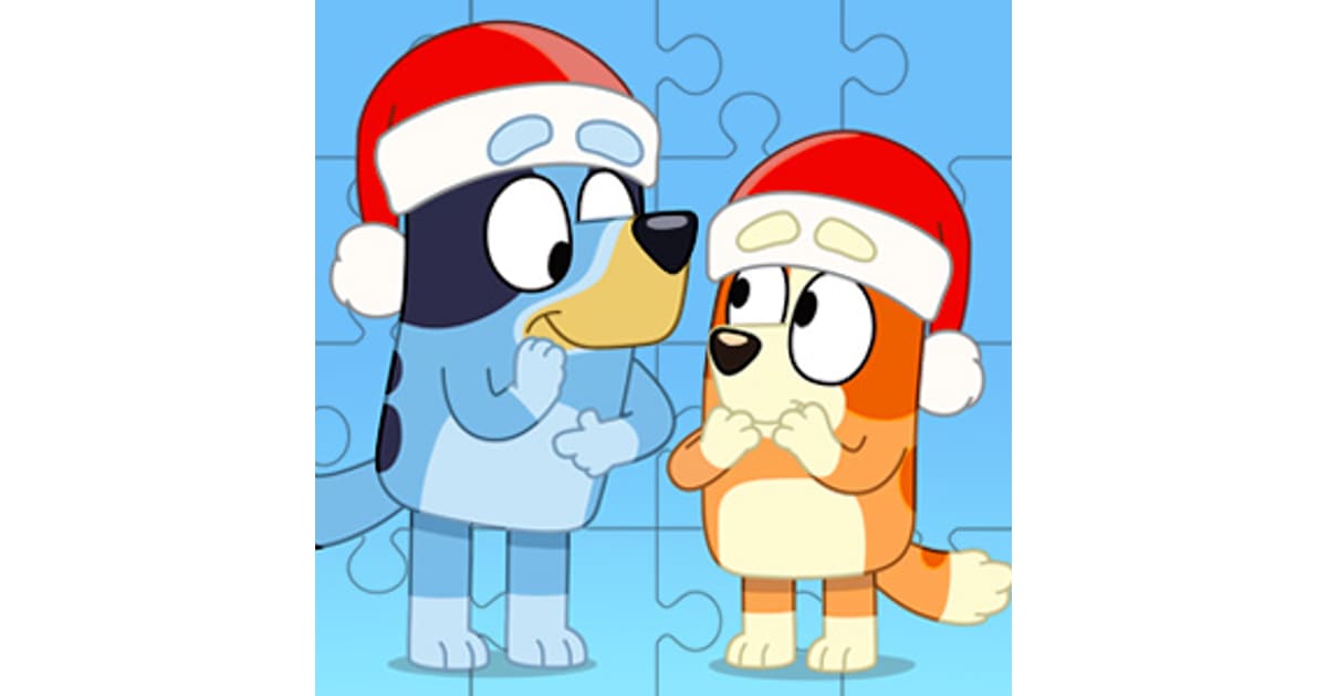 Bluey Christmas Jigsaw 🎄 Best Puzzle Game