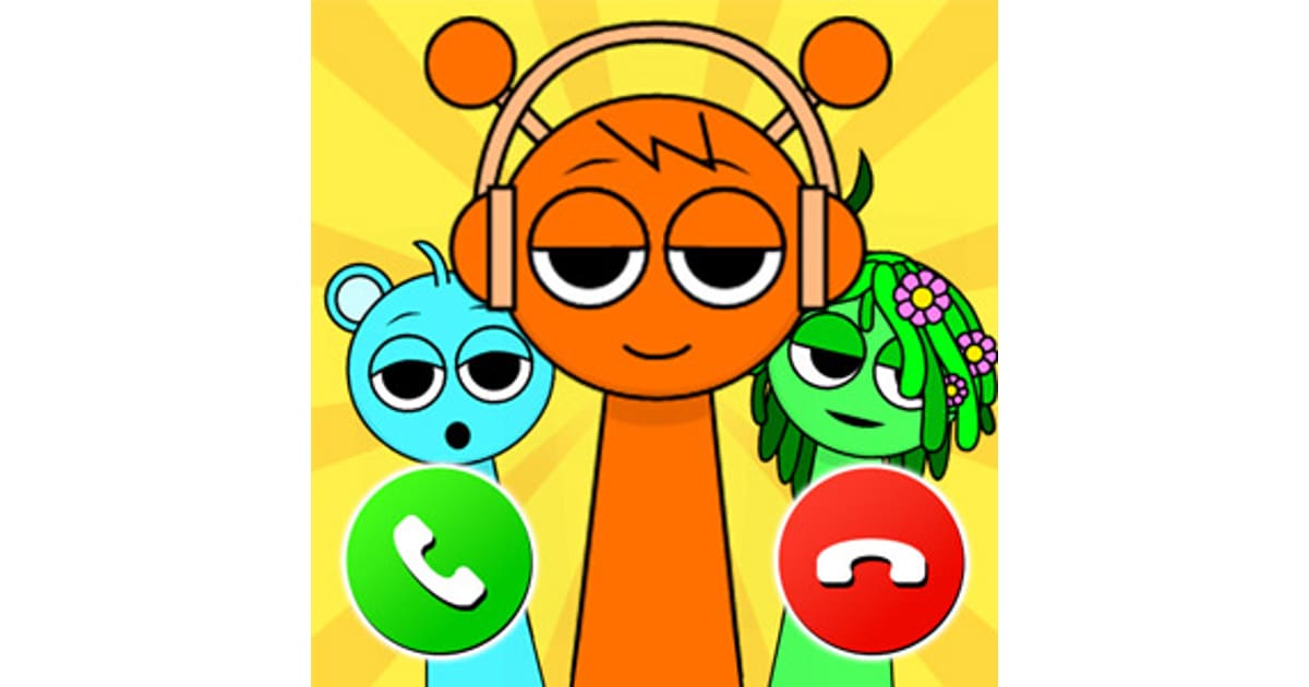 Call Sprunki Right Now 📱 Casual Prank Music Game