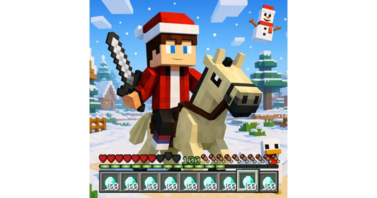 Christmas Craft Block Online: Free Minecraft Games