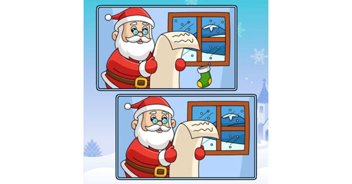 Christmas Spot The Difference - Play for Free