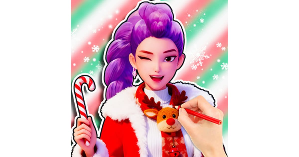 Coloring Book Game: Kpop Demon Hunters | Yiv