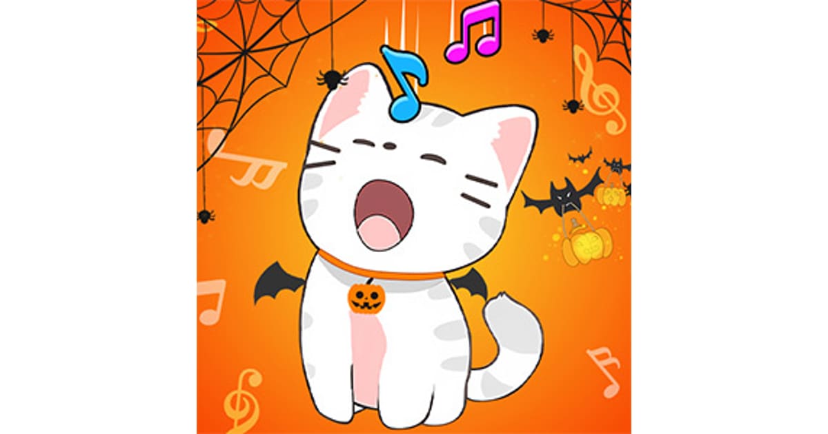 Duet Cats Halloween 🎶 2Players Music Game