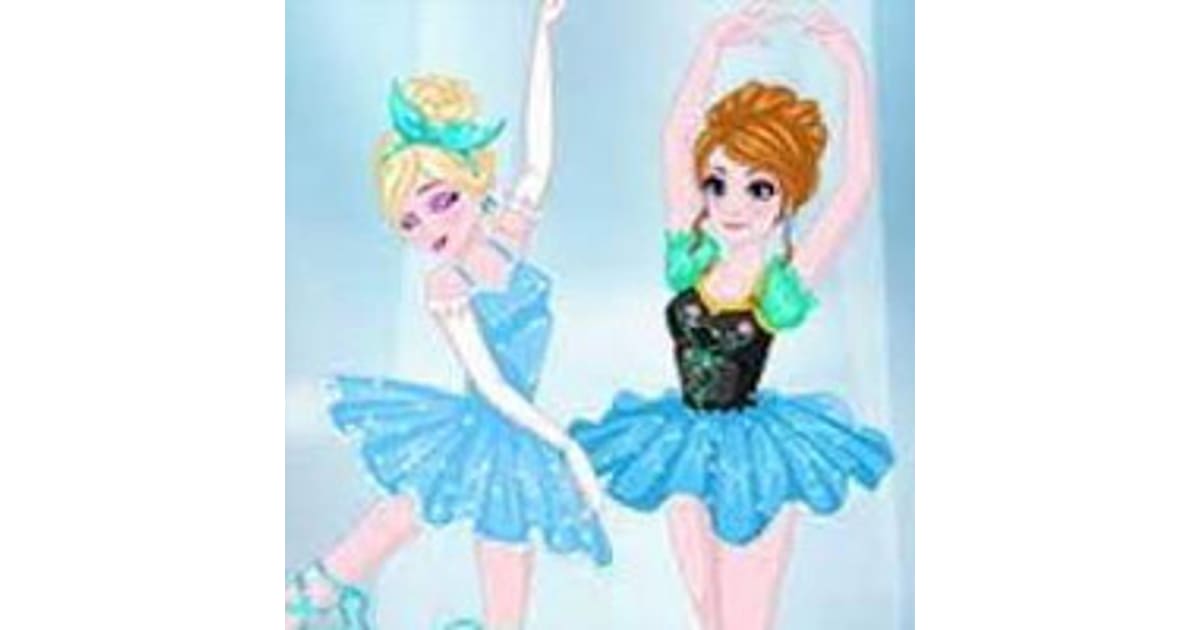 Elsa And Anna Ballet Dancer - Play Now For Free
