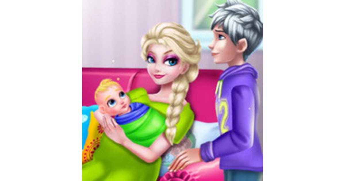 Elsa And Jack Love Baby Birth - Play Now For Free