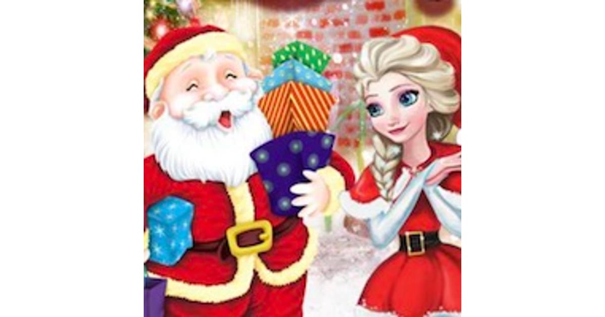 Elsa Make Christmas Gift - Play Now For Free