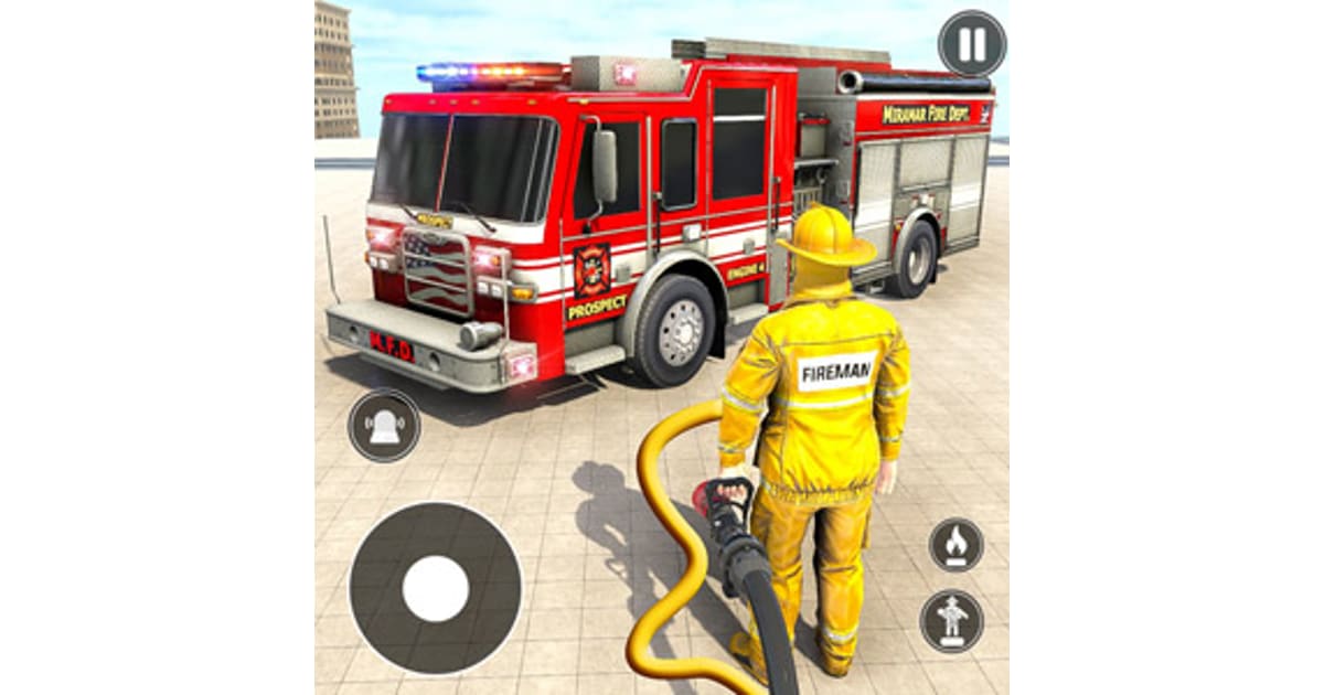 Fire Truck Rescue Driving 🚒 Best Free Challenge