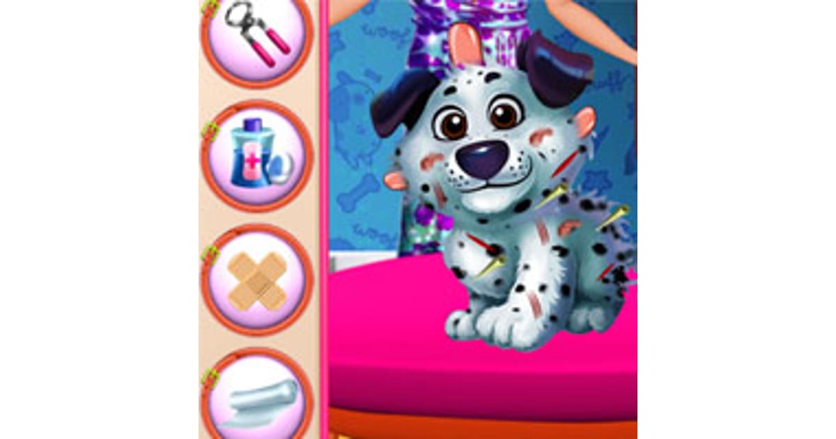 Frozen Anna Dog Care - Play Now For Free