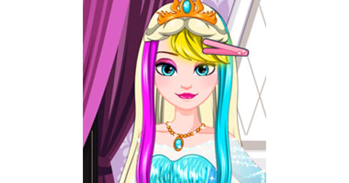 Frozen Hair Salon - Play Now For Free