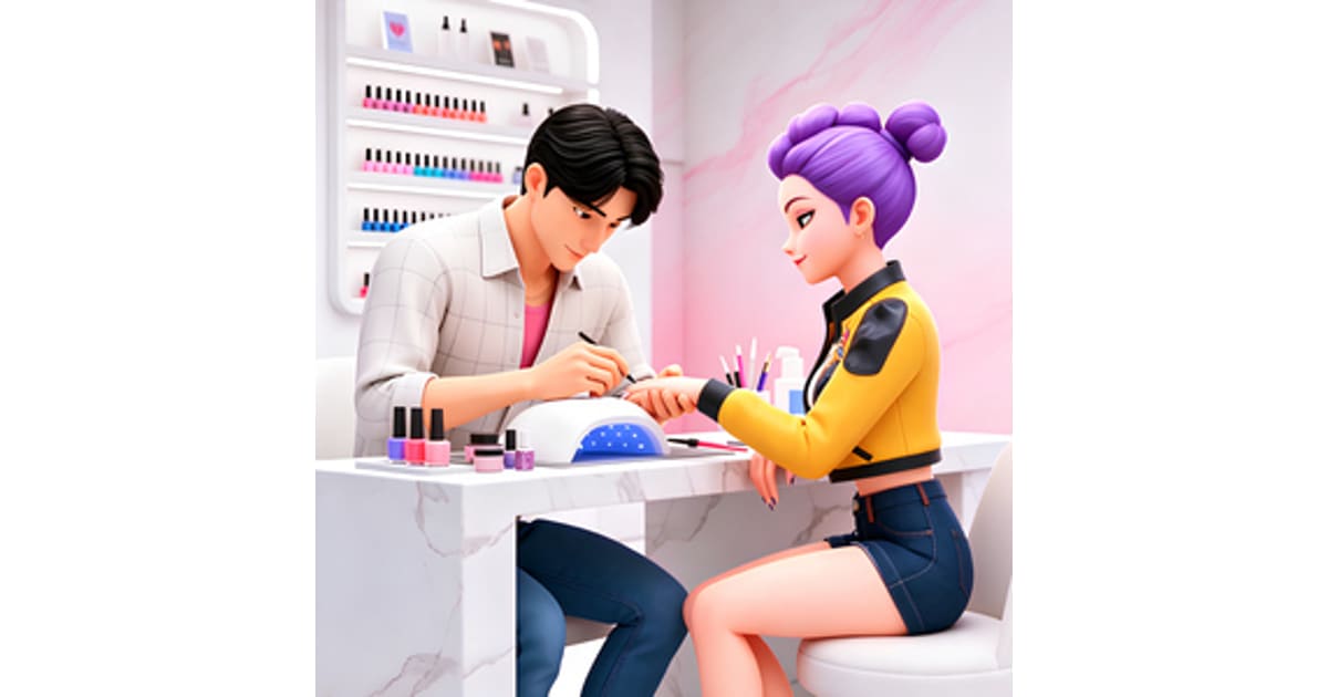Kpop Demon Hunters Nail Studio Simulation Games