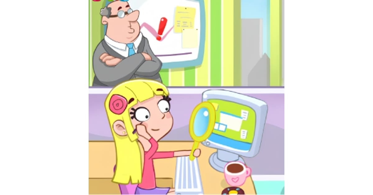Laura Office Slacking Off - Play Now For Free