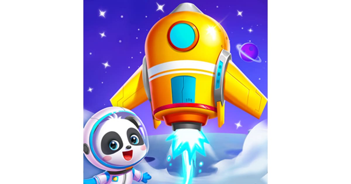 Little Panda Space Journey - Free Kids Game