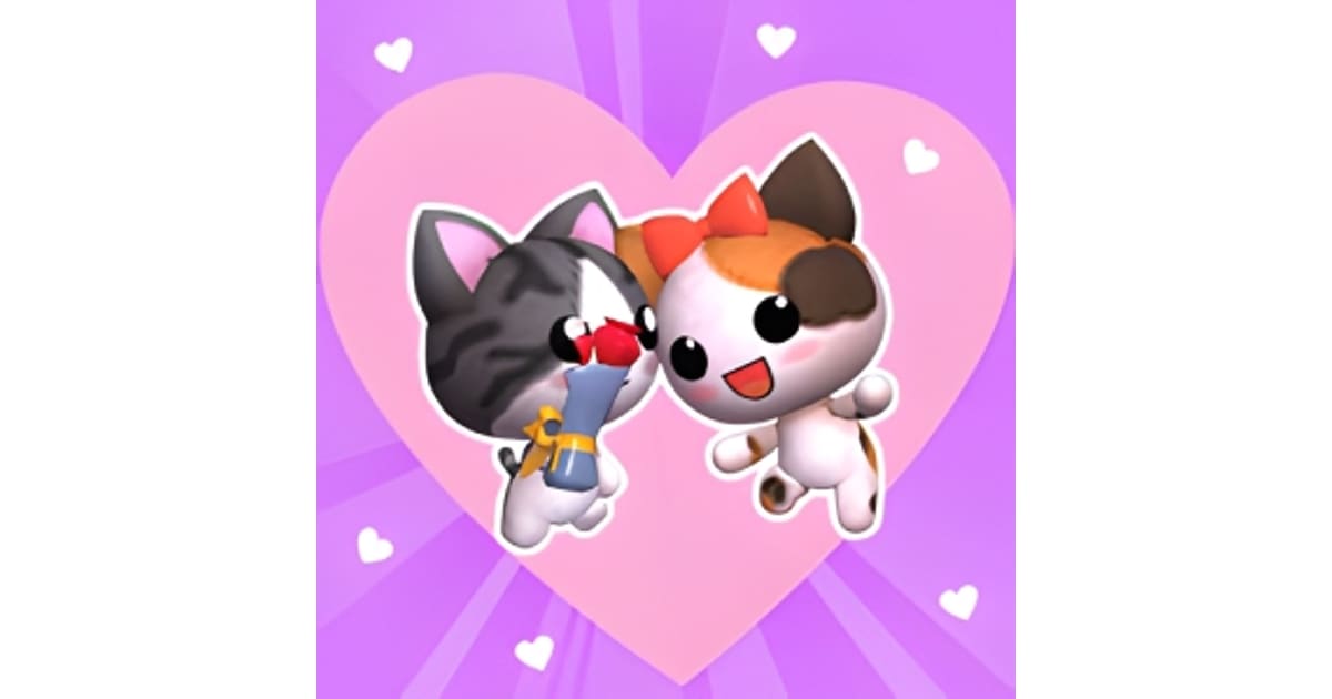 Love Cat Line - Play Love Cat Line Game on Yiv.Com