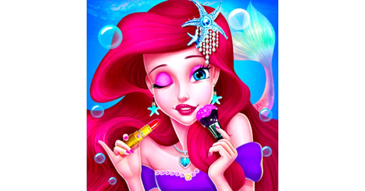 Makeup Mermaid Princess Beauty 💄 Makeover Girl