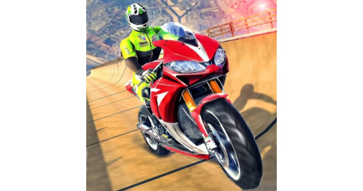 Mega Ramp Stunt Moto🏍 - Play on Yiv.com