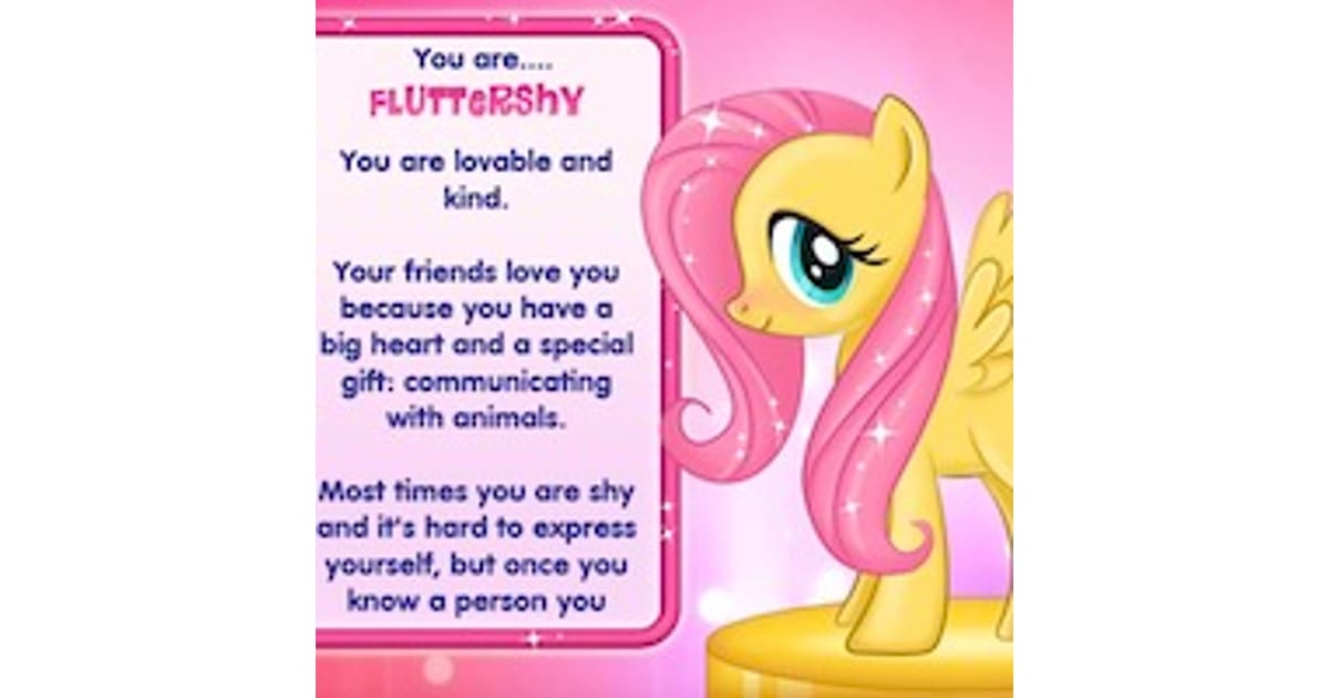 My Little Pony Character Quiz - Play Now For Free