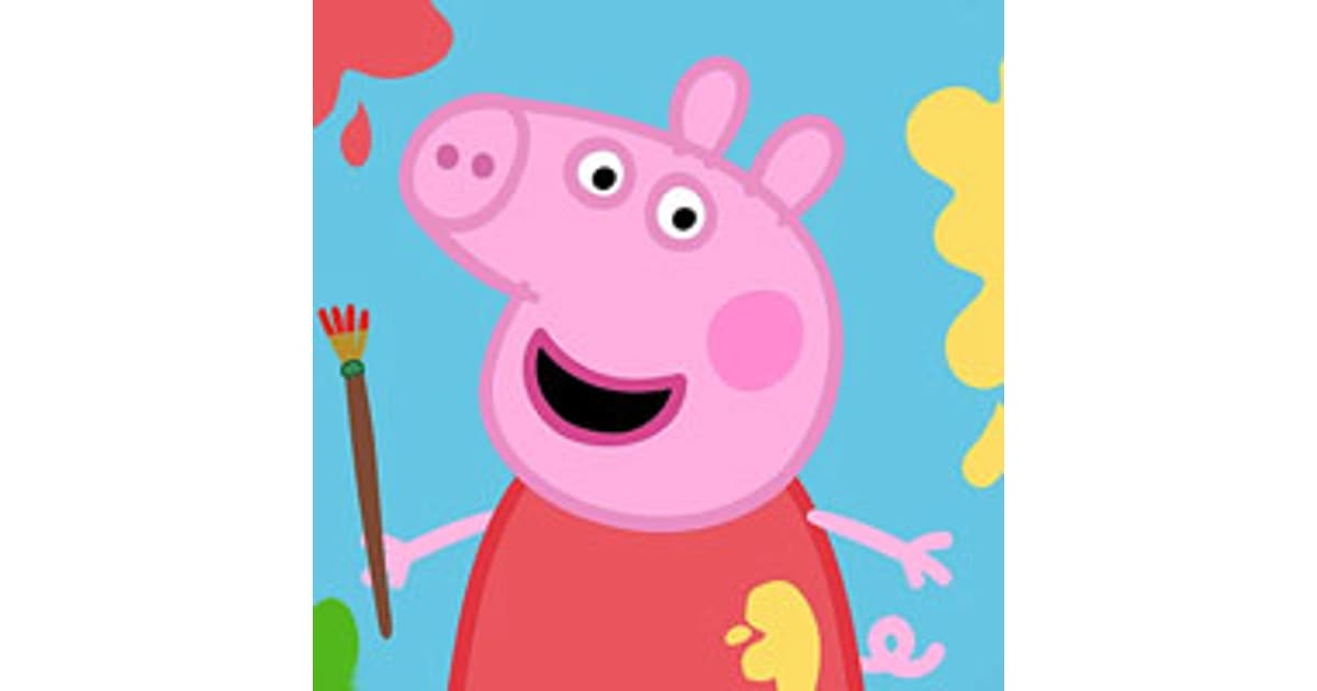 Peppa Pigs Paint Box - Play Now For Free