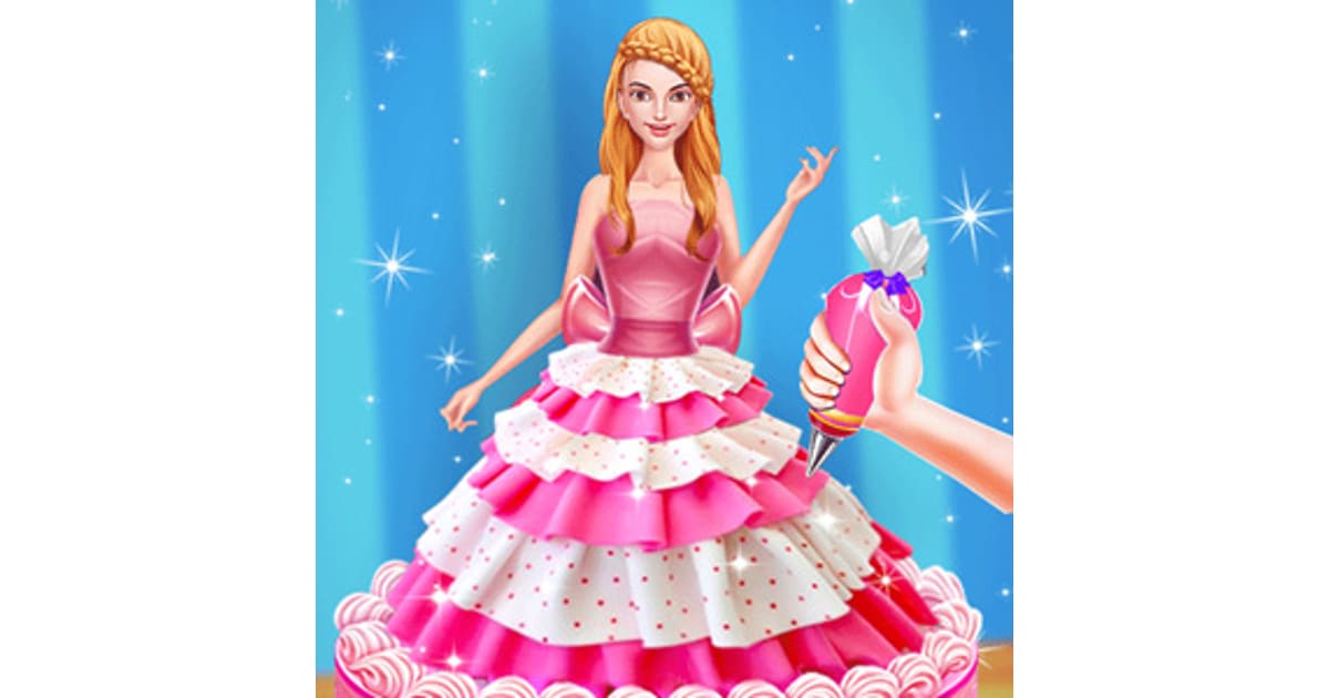 Princess Dress Cake - Play Now For Free