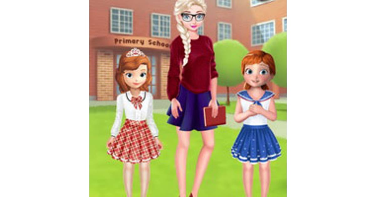 Princess Elsa Teacher's Day - Play Now For Free