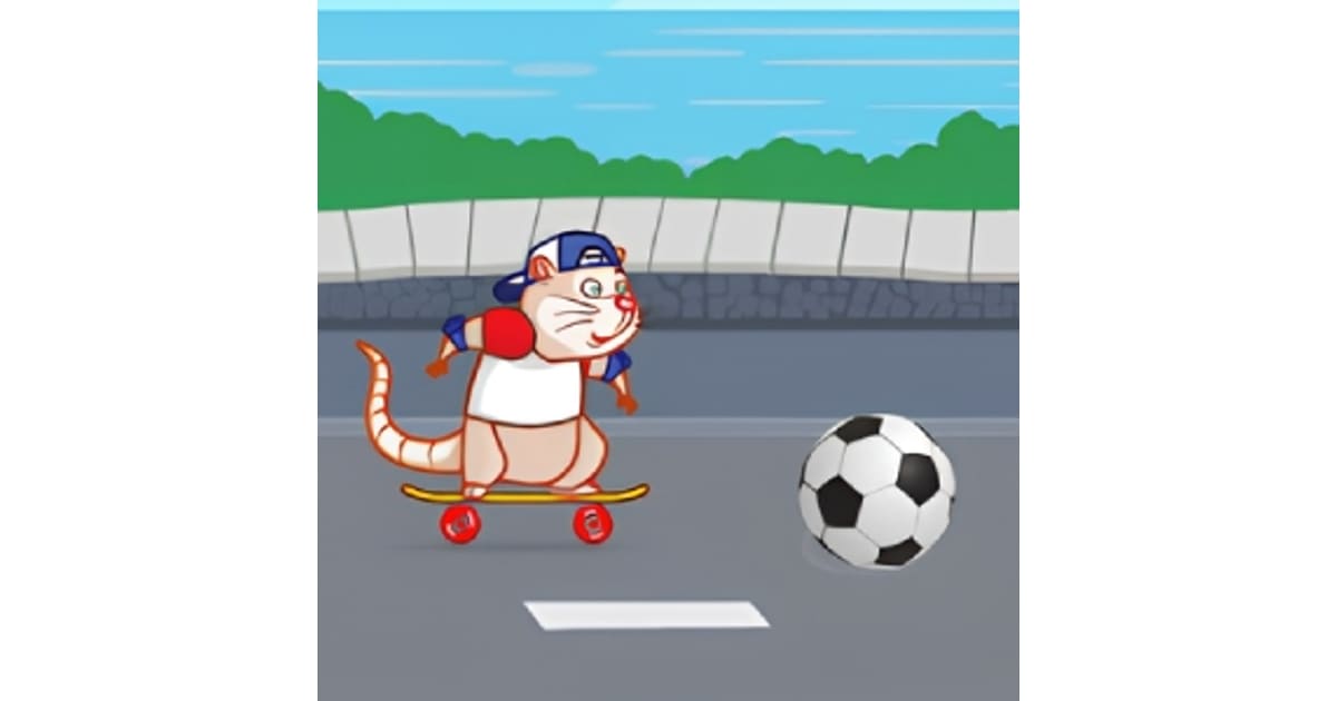 Skater Rat - Play Skater Rat Game on Yiv.Com