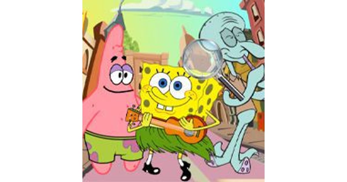 Spongebob Hidden Alphabets - Play Now For Free