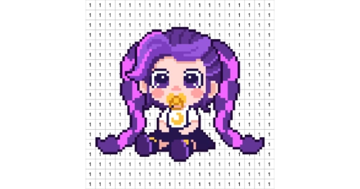Sprunki Color By Numbers - Unblocked G+ Pixel Art