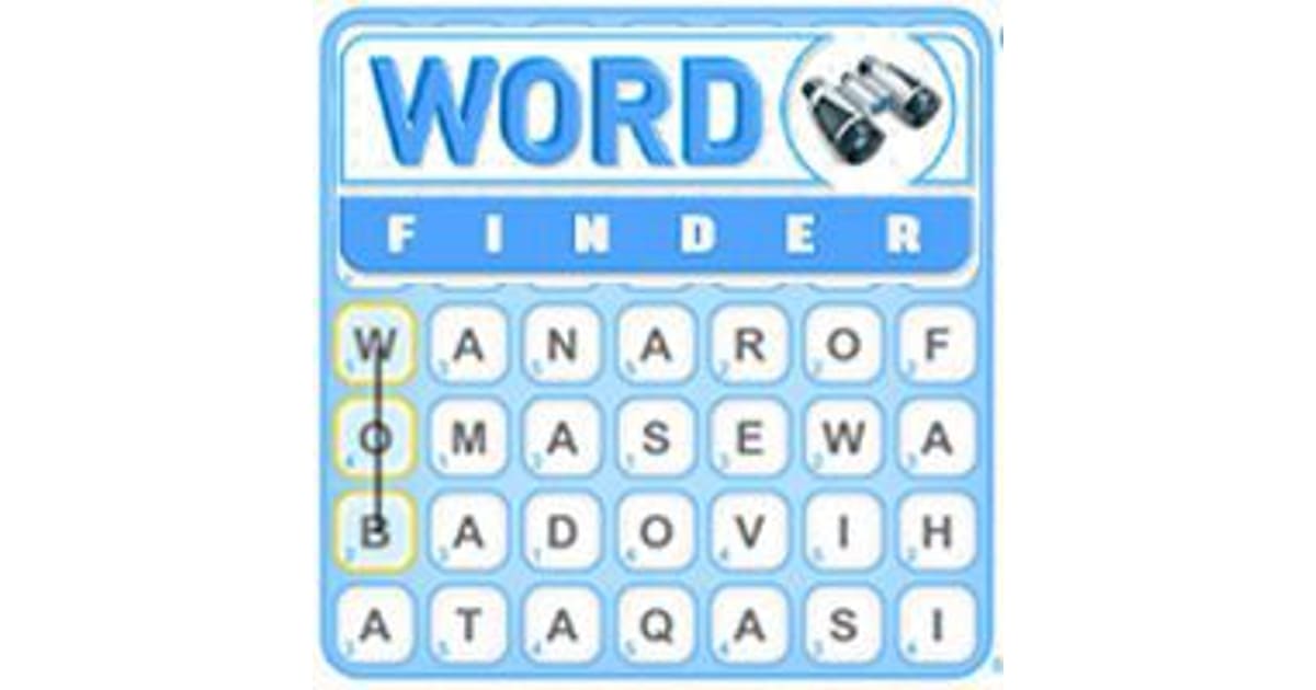 Word Finder - Play Word Finder Game on Yiv.Com