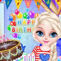 Baby Elsa Birthday Party - Play Now For Free