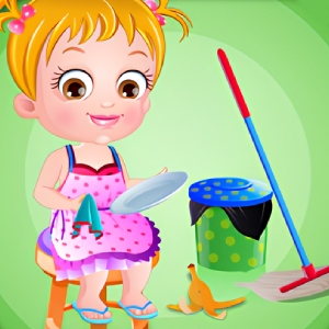 Baby Hazel Cleaning Time - Play Now For Free