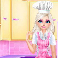 Elsa With Ice Cream Car - Play Now For Free