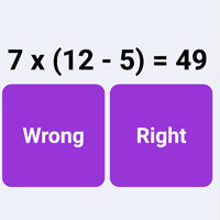 Equations: Right or Wrong! - Play Now For Free