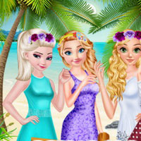 Princesses Graduation Beach Party - Play Now For Free