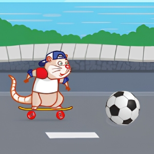 Skater Rat - Play Skater Rat Game on Yiv.Com